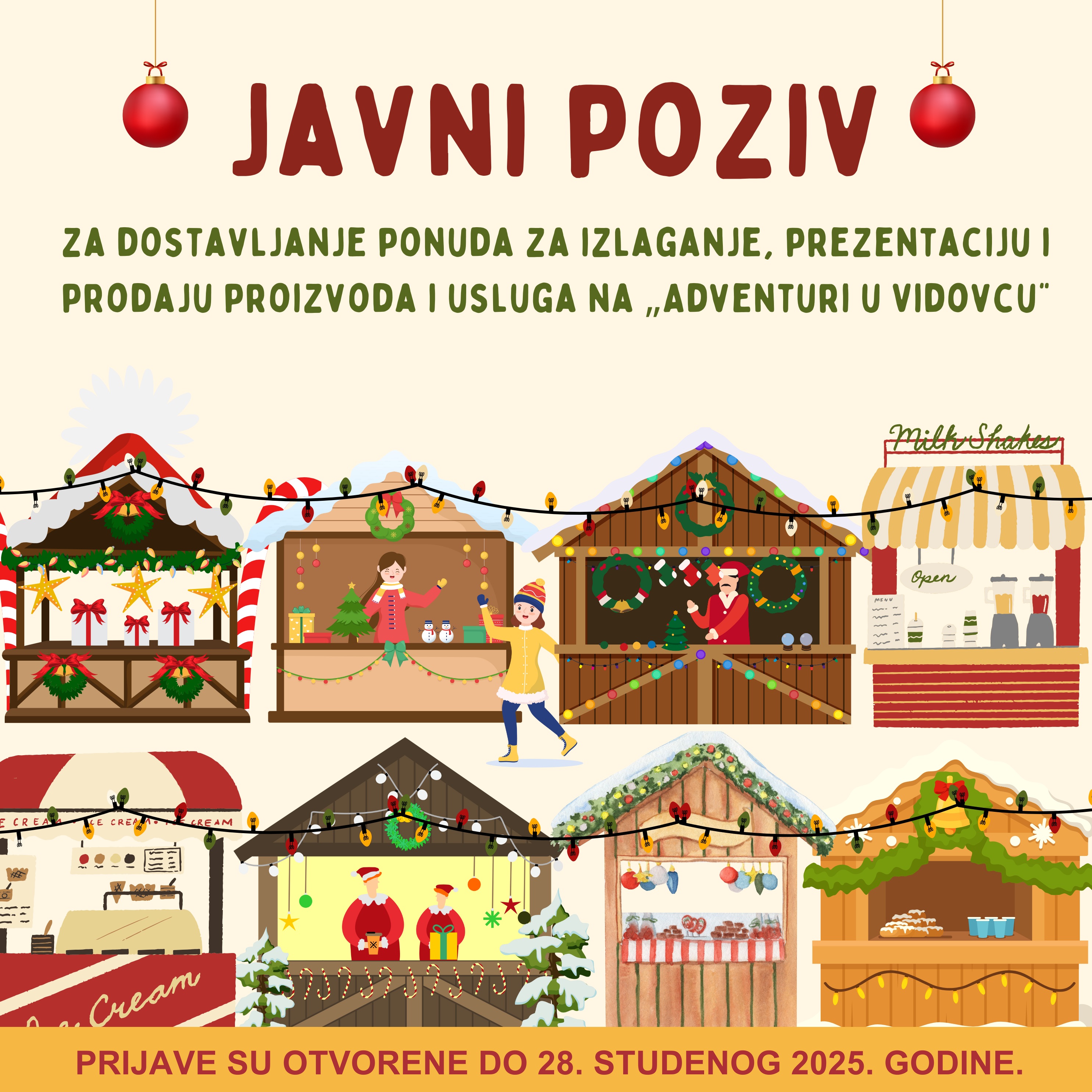 JAVNI POZIV za dostavljanje ponuda za izlaganje, prezentaciju i prodaju proizvoda i usluga na ...